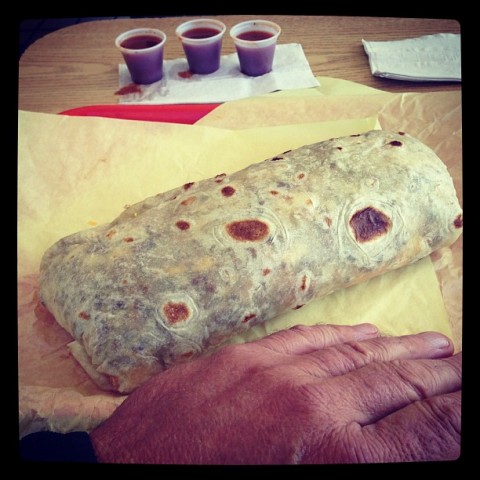 Monster burrito again. "The Montrose" | Home of the Drivel Slingshot